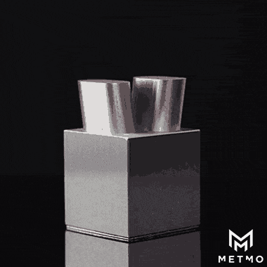 MetMo Cube - Precision Steel Wire EDM Mesmerising Cube.