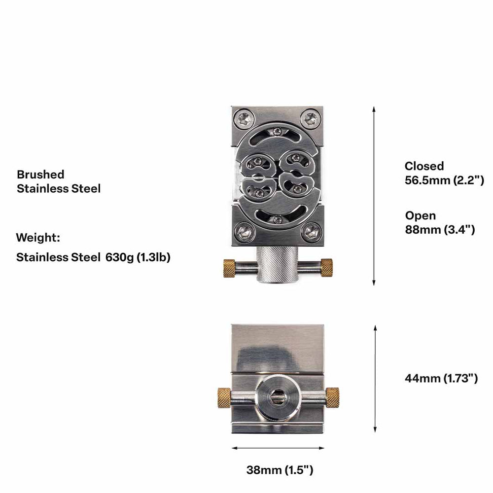 MetMo Fractal Vice - The Minature Stainless Steel Fractal Vice